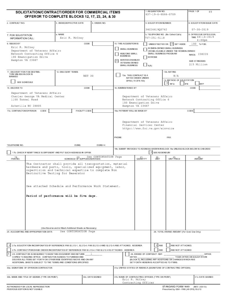 Fillable Online www.vendorportal.ecms.va.gov FBODocumentServerVA eCMS Vendor Portal Publishing ...
