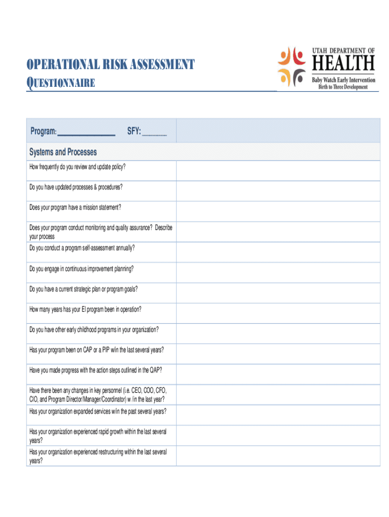 Fillable Online Operational Risk - Chartered Institute of ...