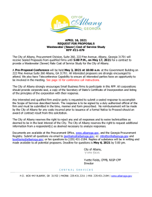 Fillable Online REQUEST FOR PROPOSALS for Water System and ...