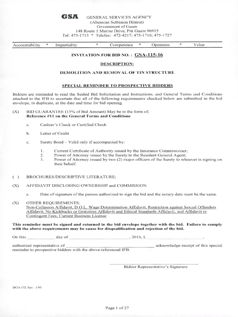 Fillable Online doa guam ORIGINAL Tel: 475-1713 - guamag.org Fax Email ...