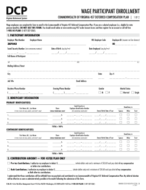 Fillable Online VRS Forms - Virginia Retirement SystemVRS Forms ...