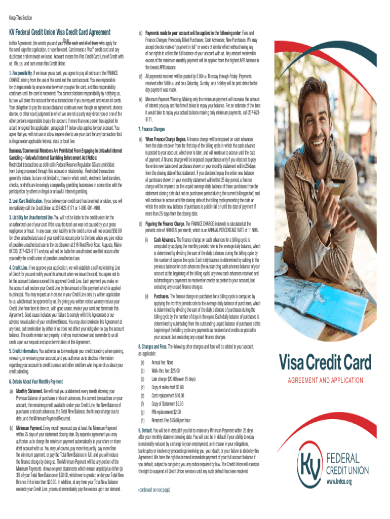 Fillable Online VISA Agreement and Application Fax Email Print - pdfFiller