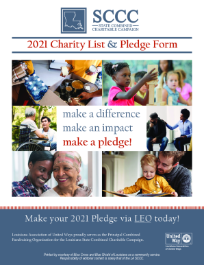 Fillable Online 10+ Charity Pledge Form Templates in PDFDOCFree10 ...