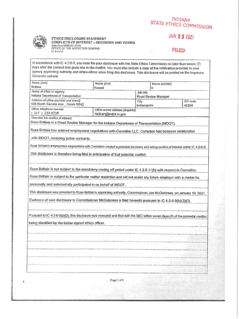 Fillable Online ilMOEiam STATE ETHICS COMMISSION ETHICS DISCLOSURE ...