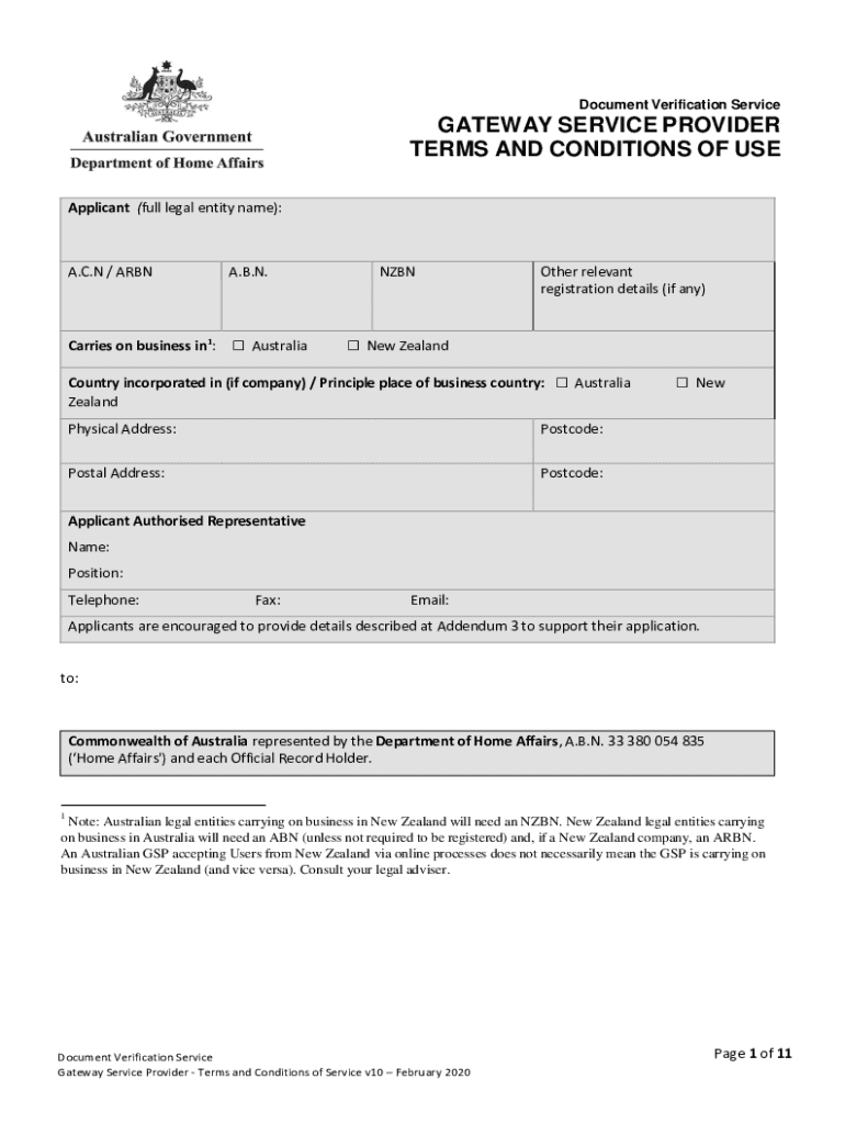 Fillable Online Document Verification Service (DVS DefinitionLaw ...