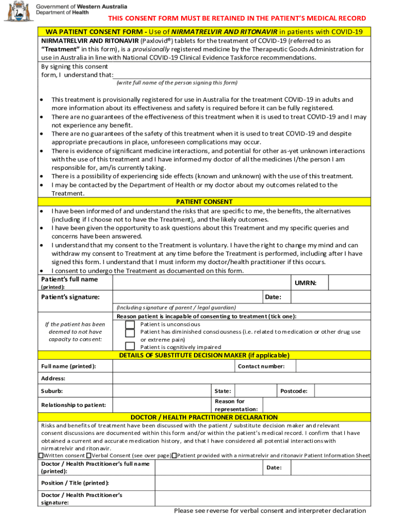 Fillable Online www.ahs.health.wa.gov.aumediaPATIENT INFORMATION SHEET ...