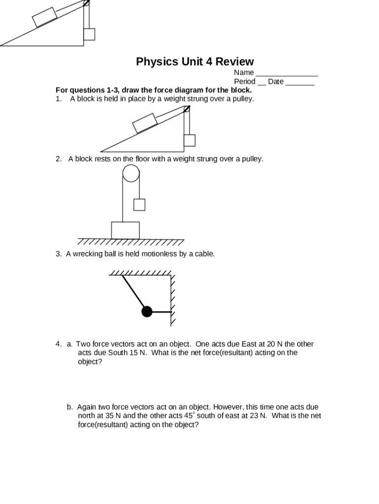 Write the equations for the sum of the forces acting in the x ... Doc ...