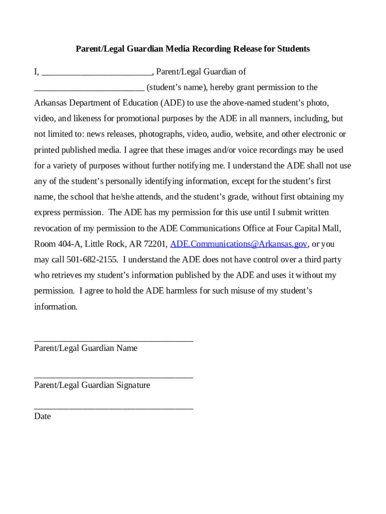PARENT/LEGAL GUARDIAN -CONSENT, WAIVER, RELEASE AND INDEMNITY AGREEMENT Doc Template | pdfFiller