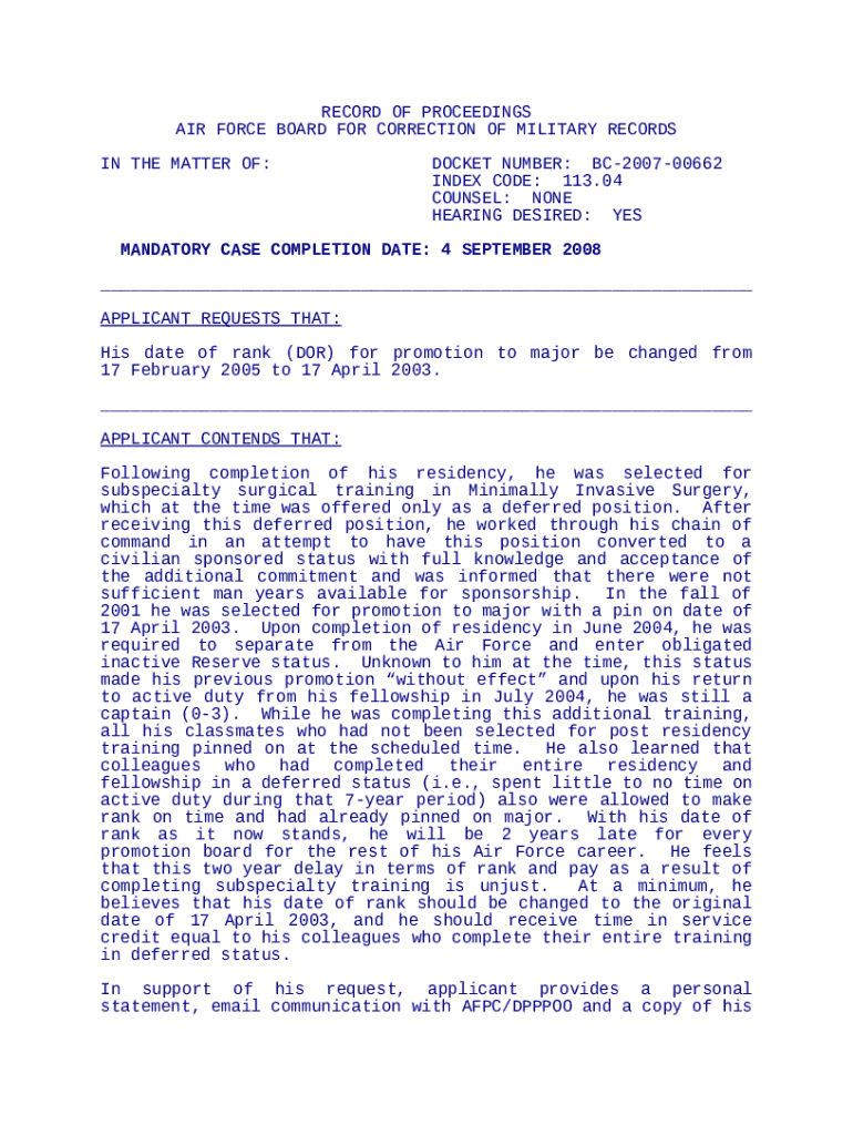 boards.law.af.milAFBCMRAIR FORCE BOARD FOR CORRECTION OF MILITARY ...