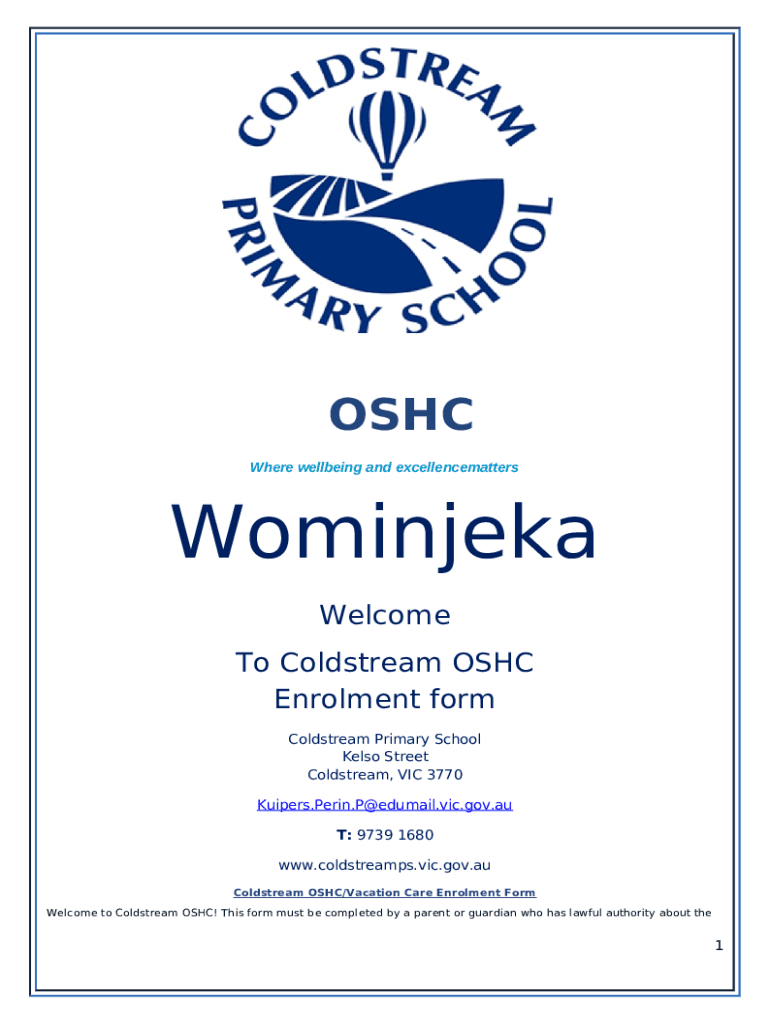 Welcome to the My OSHC Prescott Out of School Hours Care ... Doc ...