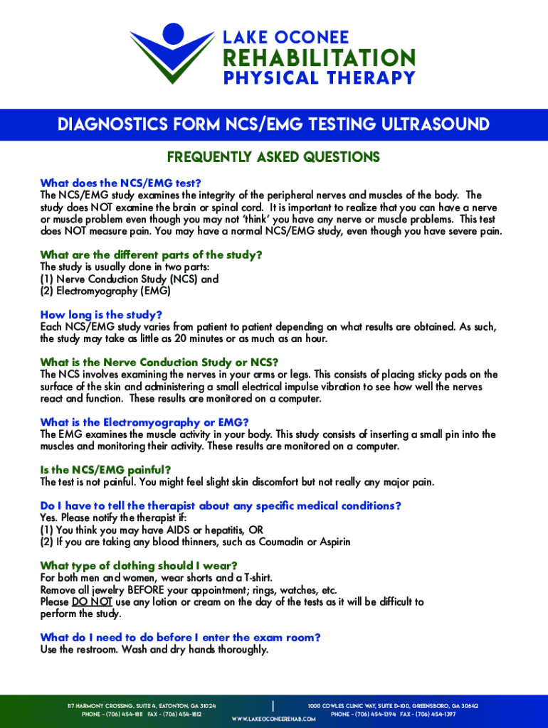 Fillable Online Emg Patient Form Fax Email Print - pdfFiller