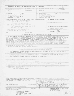 Fillable Online Mod 2,exercising option year 1,modifying statement of ...