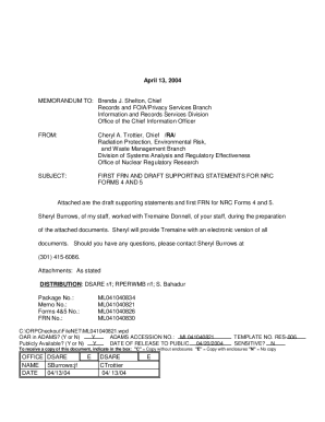Fillable Online First FRN and Draft Supporting Statements for NRC Forms ...