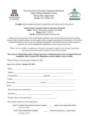 Fillable Online extension arizona extension.arizona.edumaster ...
