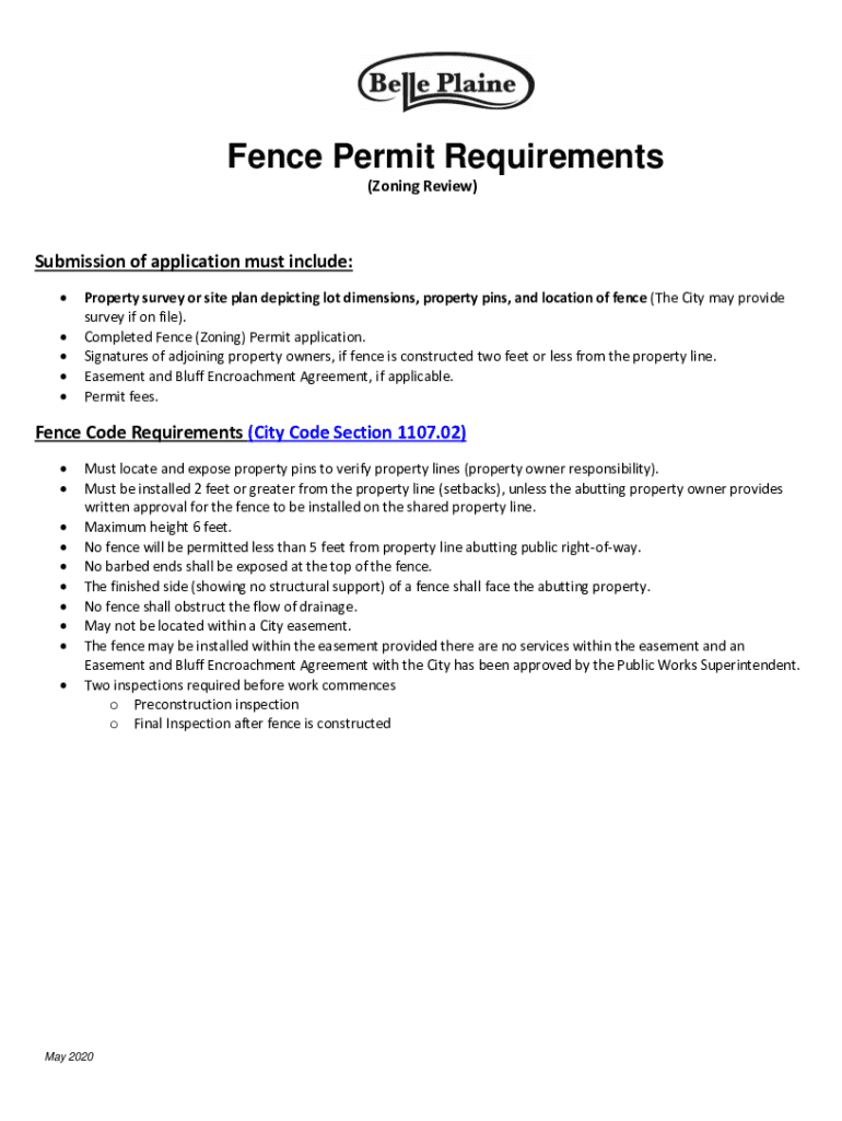 Fillable Online Instructions and Application for Zoning Permit PDF Fax ...