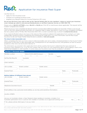 Fillable Online Forms - Tools & Advice - Rest Super Fax Email Print ...