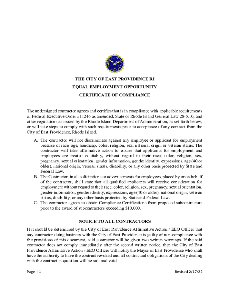 Fillable Online odeo.ri.govdocumentsodeo-eeo-certificate-of ...