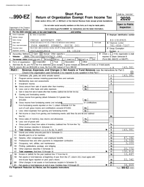 Fillable Online www.irs.gov pub irs-prior2020 Form 990-PF - IRS tax forms Fax Email Print ...