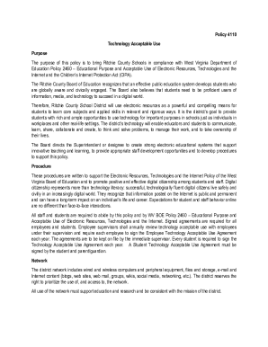 Fillable Online Acceptable Use of Information Technology Resources ...