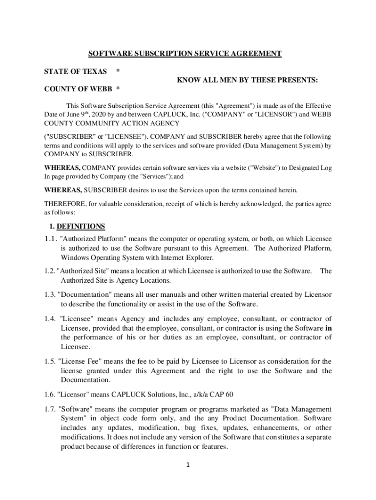 Fillable Online Microsoft Services Agreement FAQMicrosoft Licensing ...