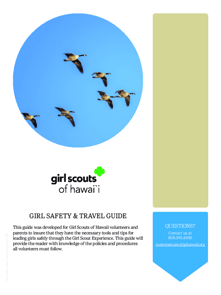 Fillable Online www.gsep.orgcontentdamGirl Scout Safety Guidelines ...