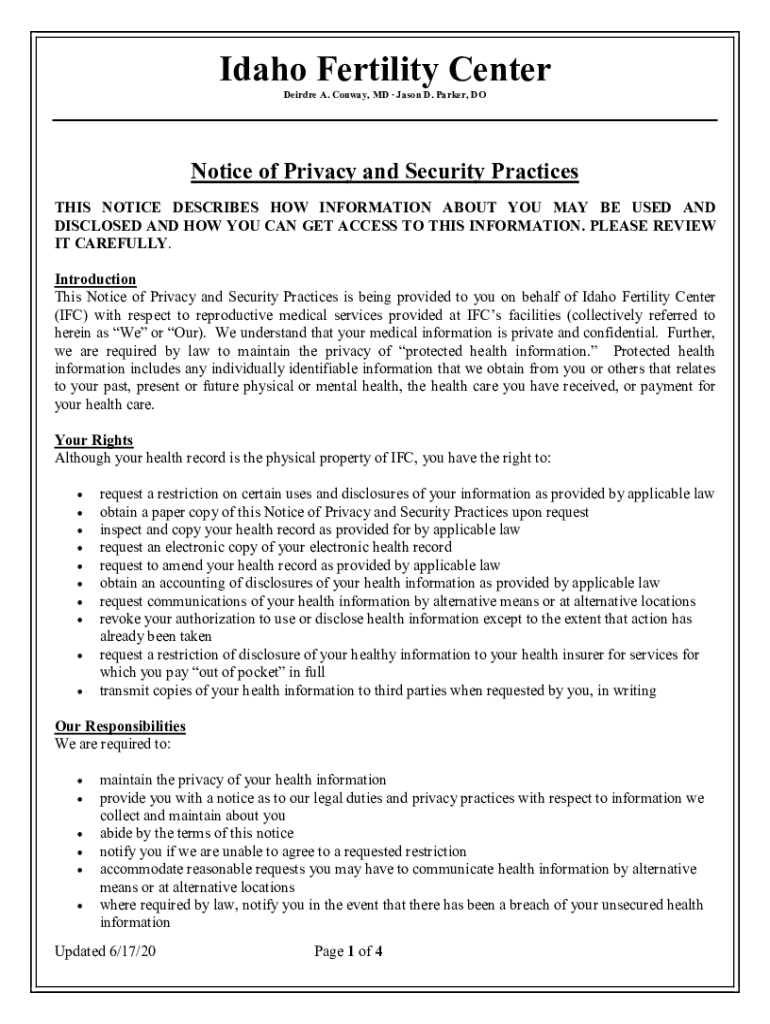 Fillable Online Deirdre Ann Conway Obstetrician-Gynecologist IDAHO ...