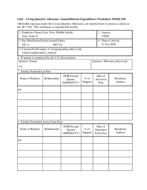 Fillable Online www.gsa.govforms-librarylqa-living-quartersLQA - Living ...