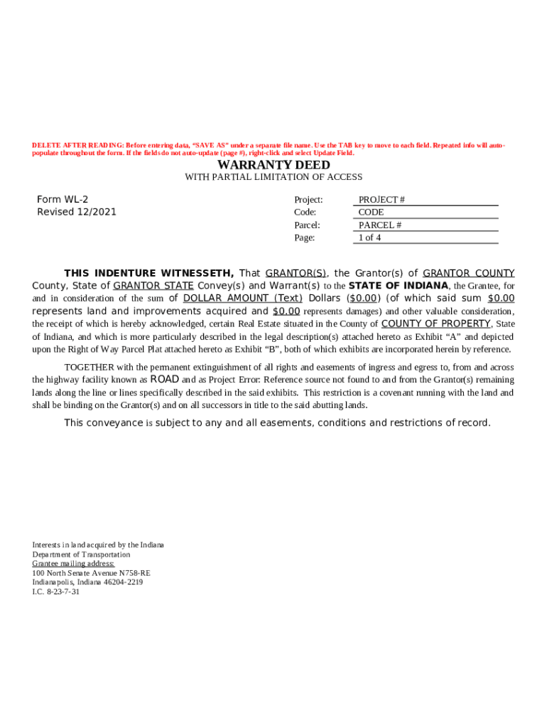INDOT: Buying s and Other Ination - Indiana - secure in Doc Template | pdfFiller
