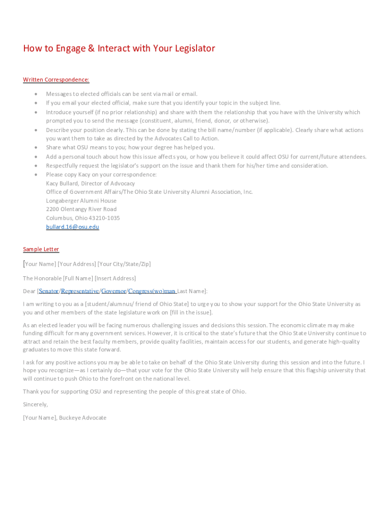 Fillable Online ctb.ku.eduletters-to-elected-officialsmainSection 1 ...