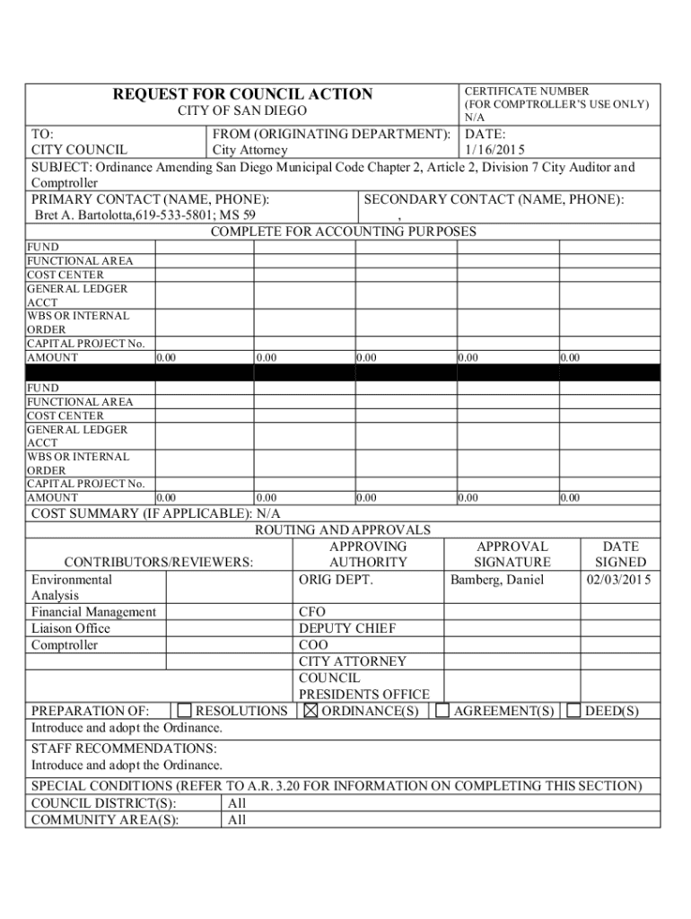 Fillable Online docs sandiego www.pdffiller.com495937742--REQUEST-FOR ...