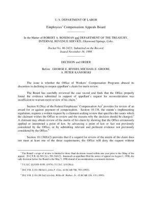 Fillable Online 96-2423: ROBERT A. ROSEMAN and DEPARTMENT OF THE ...