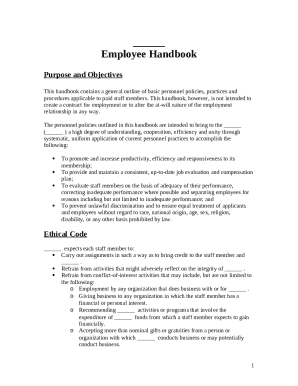 Sample Employee Handbook Template A Complete GuideHandbooks - OPM.govA ...