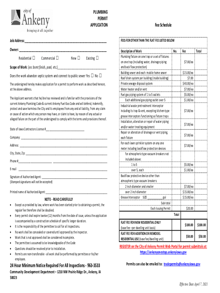Fillable Online 24 Hour Minimum Notice Required For All Inspections ...