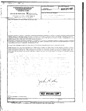 Fillable Online U.S. EPA, Pesticide Product Label, SPORICIDIN-HD ...