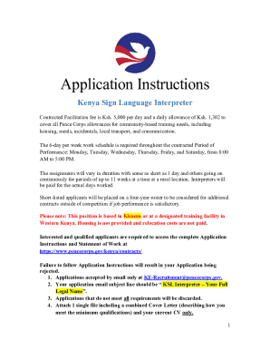 Fillable Online files peacecorps Kenya Invents the First Online Sign ...