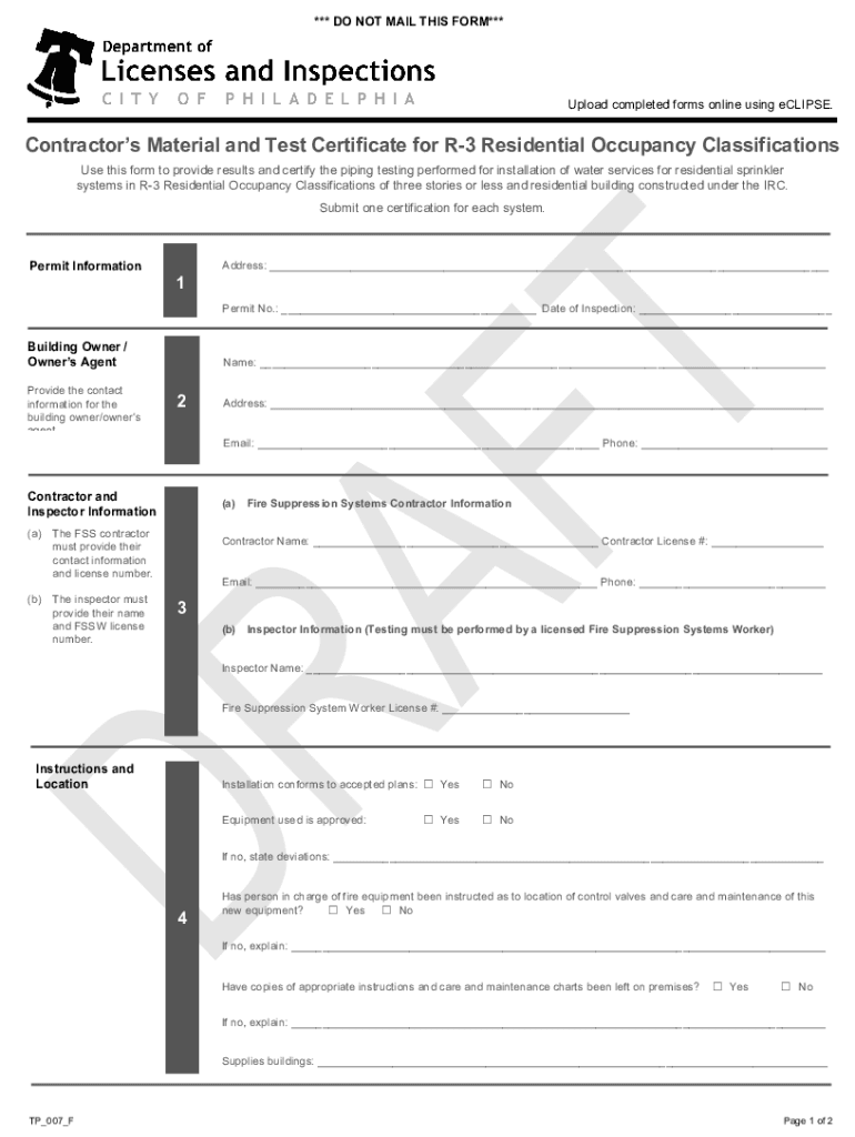 Fillable Online Contractor's Material and Test Certificate for R-3 ...