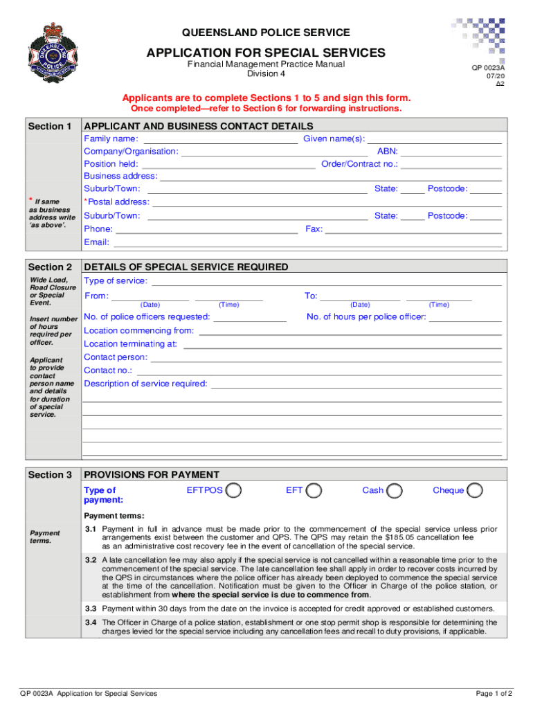 Fillable Online www.police.qld.gov.ausitesdefaultApplicants are to ...