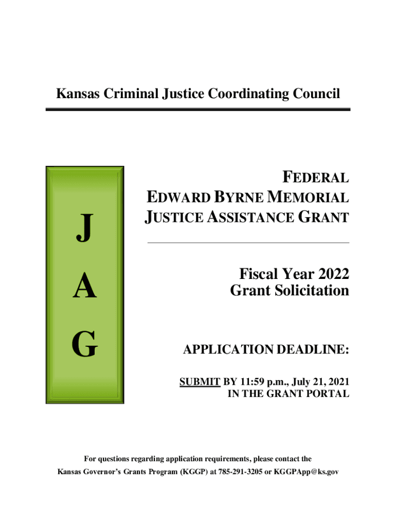 Fillable Online edward byrne memorial justice assistance grant program ...