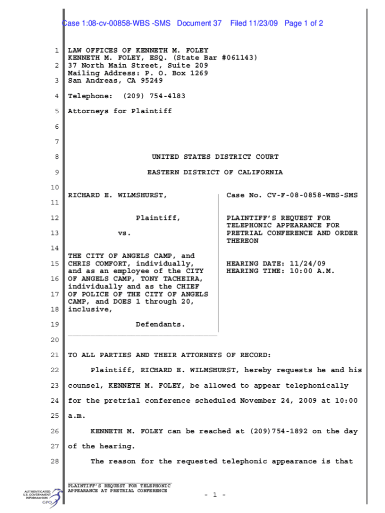 Fillable Online 1 Caspar Jivalagian, Esq., State Bar No.: 282818 Vache ...