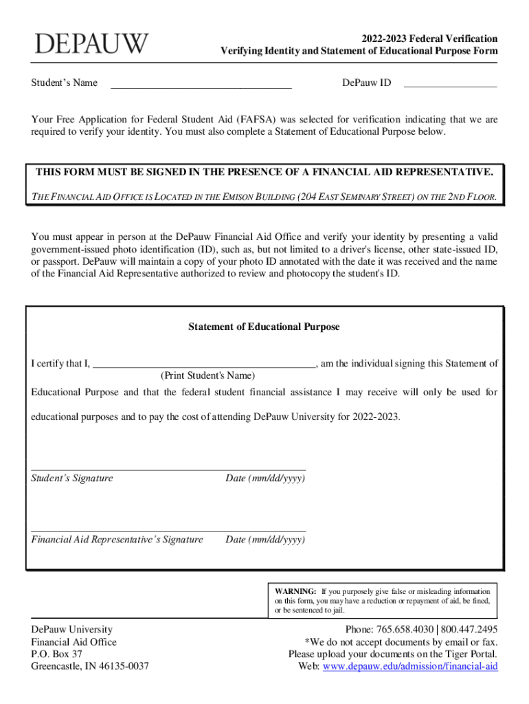 Fillable Online 20222023 Verification Worksheet Independent StudentV4 Fax Email Print - pdfFiller
