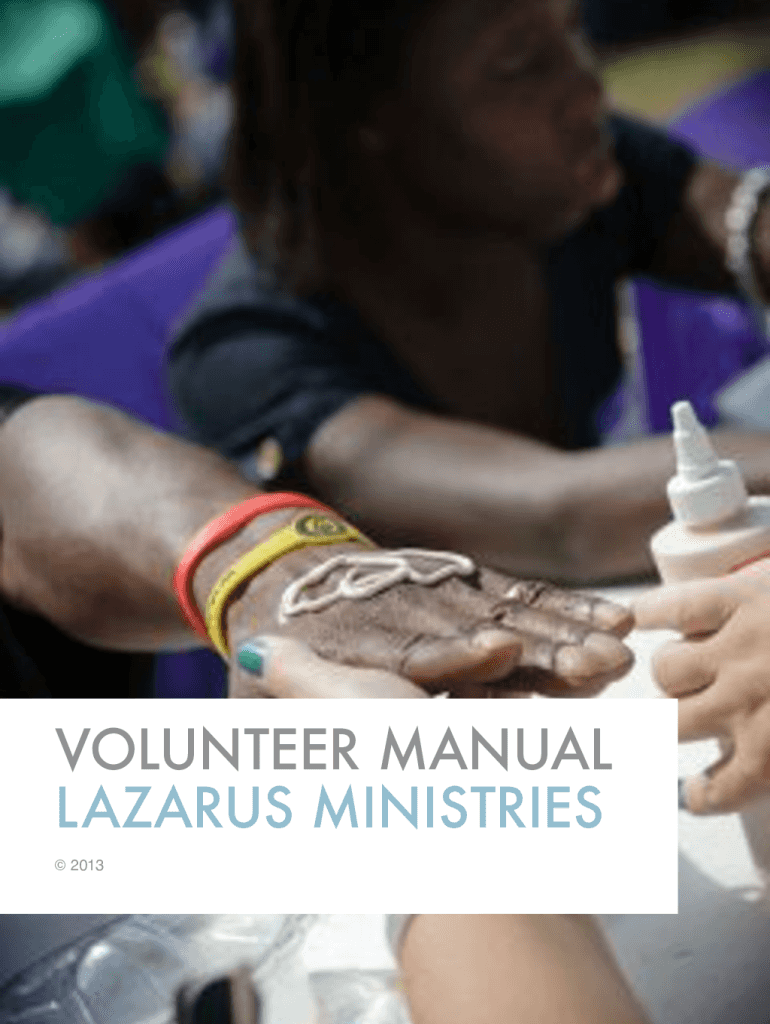 Fillable Online Oracle volunteers at Lazarus House - Lazarus House ...
