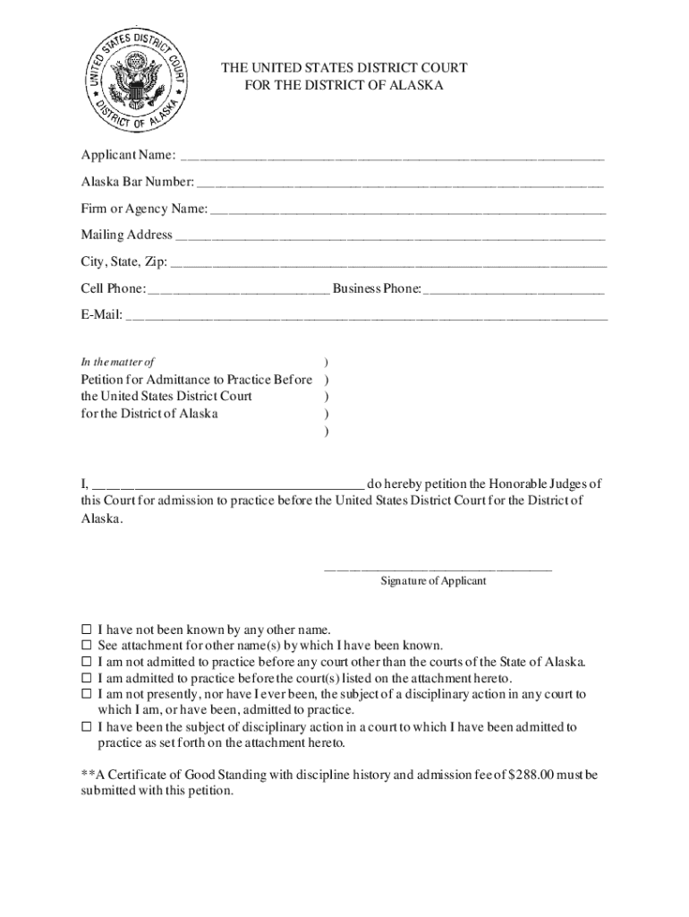 Fillable Online Home Page - Alaska Court SystemDistrict of UtahUnited ...