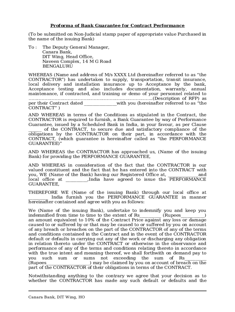 WAM 22 PROA OF BANK GUARANTEE (in lieu of ... Doc Template | pdfFiller