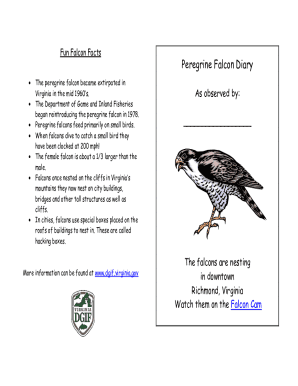 Fillable Online 14 Interesting Peregrine Falcon Facts (With Pictures14 ...