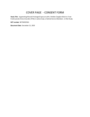 Fillable Online Consent Form with NCT Cover Page, 12-21-20.pdf Fax ...