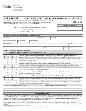 Fillable Online com ohio Non-Resident Alien Land Registration - Ohio ...
