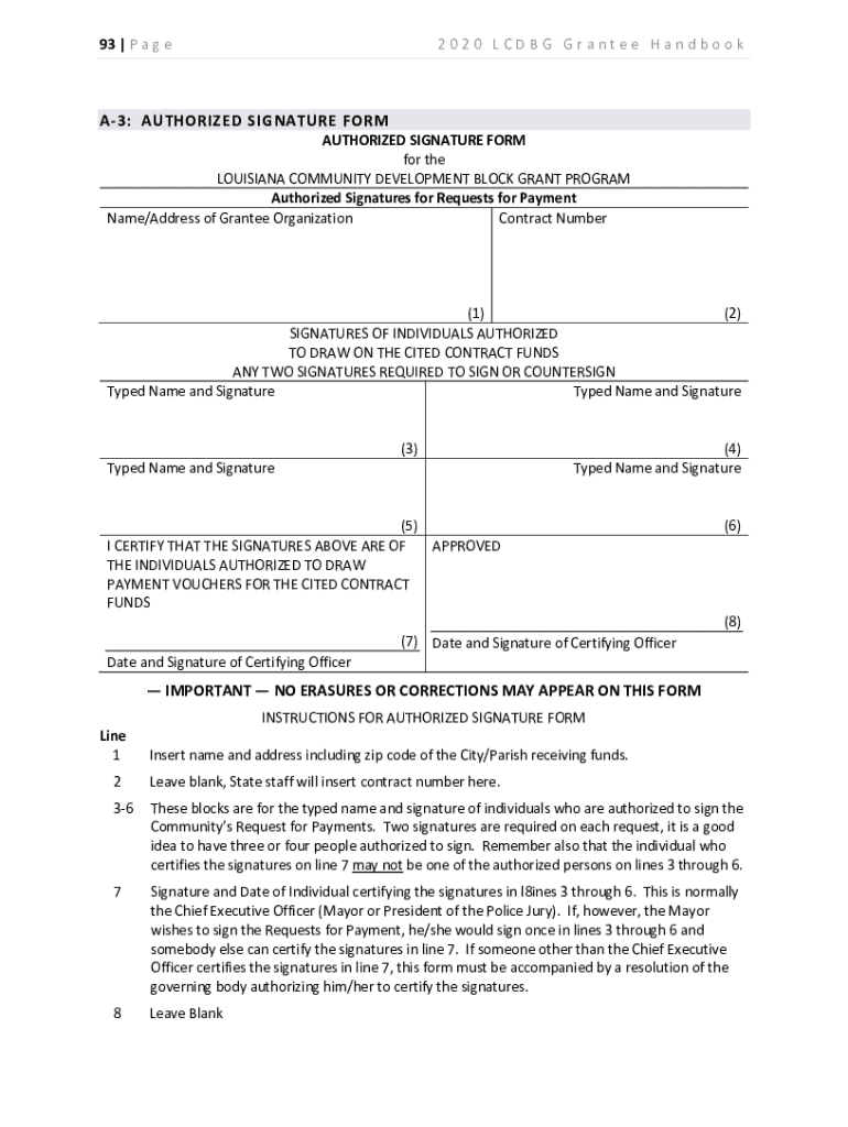 Fillable Online A-3: AUTHORIZED SIGNATURE FORM IMPORTANT Fax Email ...