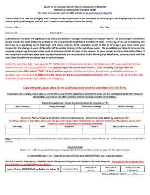 Fillable Online dhr.delaware.govpersonnelneoHealth Benefits Enrollment ...