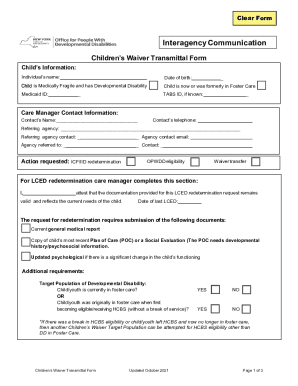 Fillable Online OPWDD DDRO Manual - New York State Department of Health ...