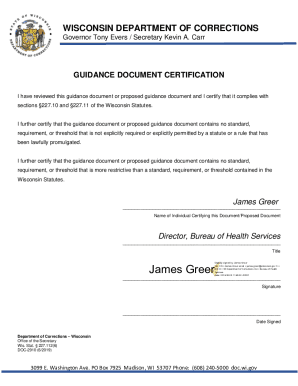 Fillable Online doc.wi.gov GuidanceDocumentsV2 DAIMinimum Custody ...